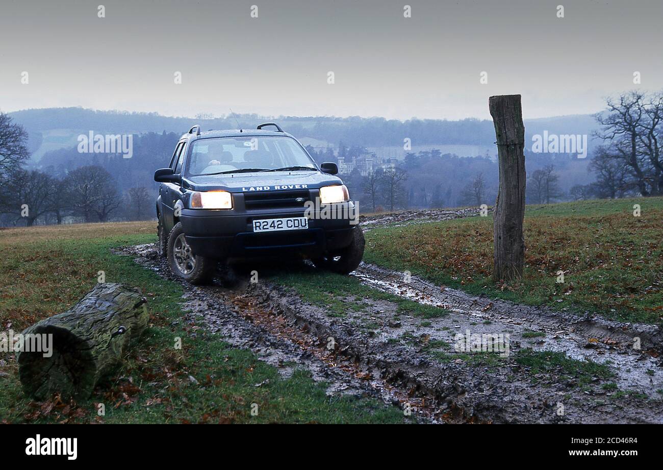 Land Rover Freelander at Eastnor Castle Herefordshire UK1999 Stock ...