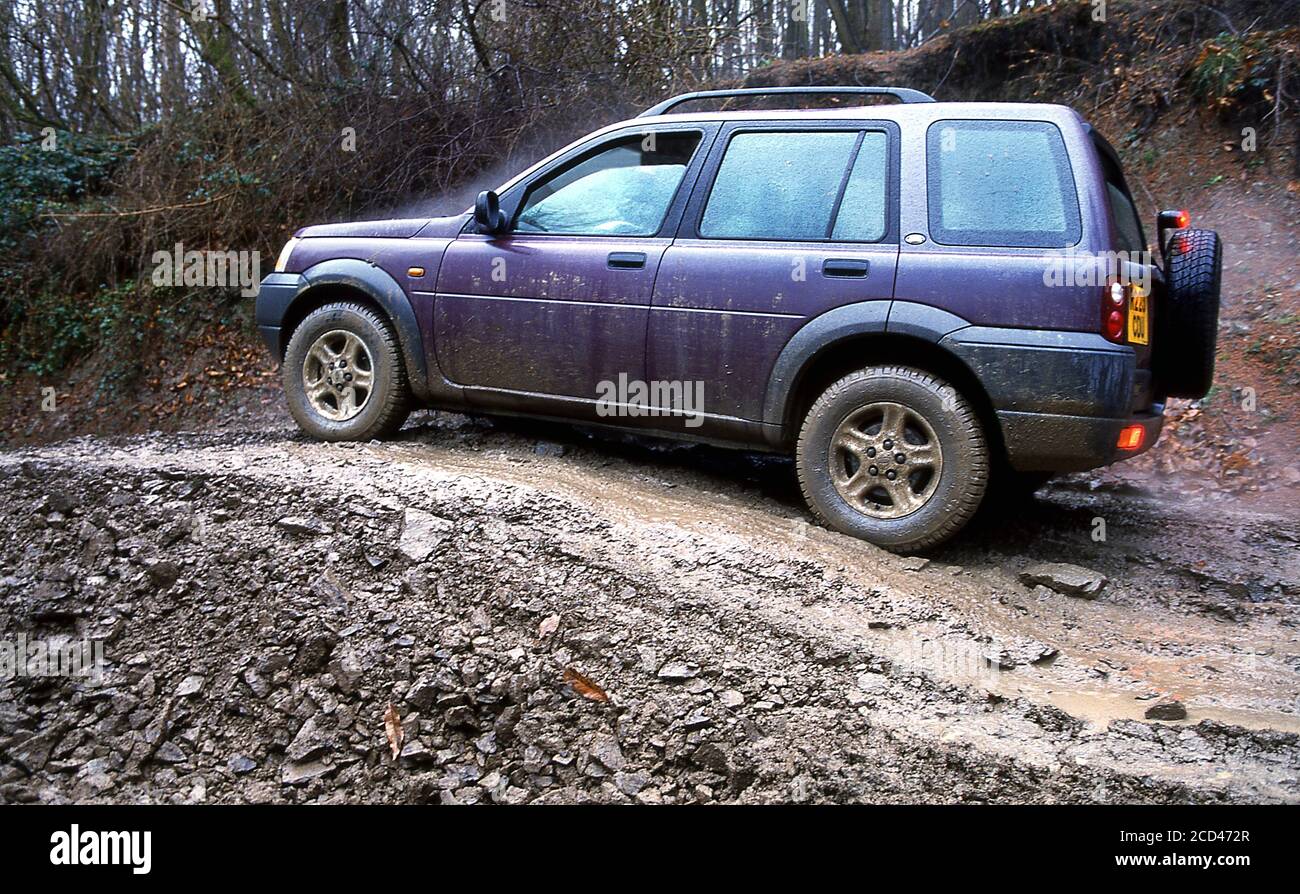 Land Rover Freelander at Eastnor Castle Herefordshire UK1999 Stock ...