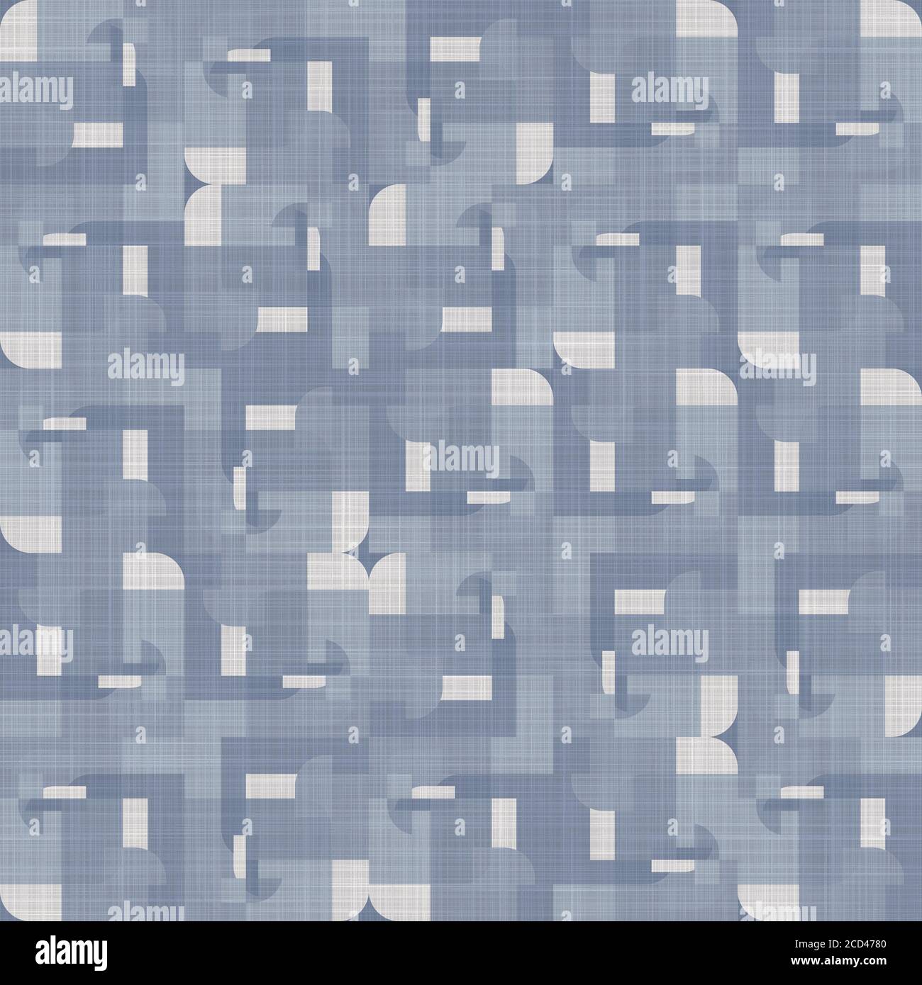 Seamless french farmhouse linen geometric block print background ...