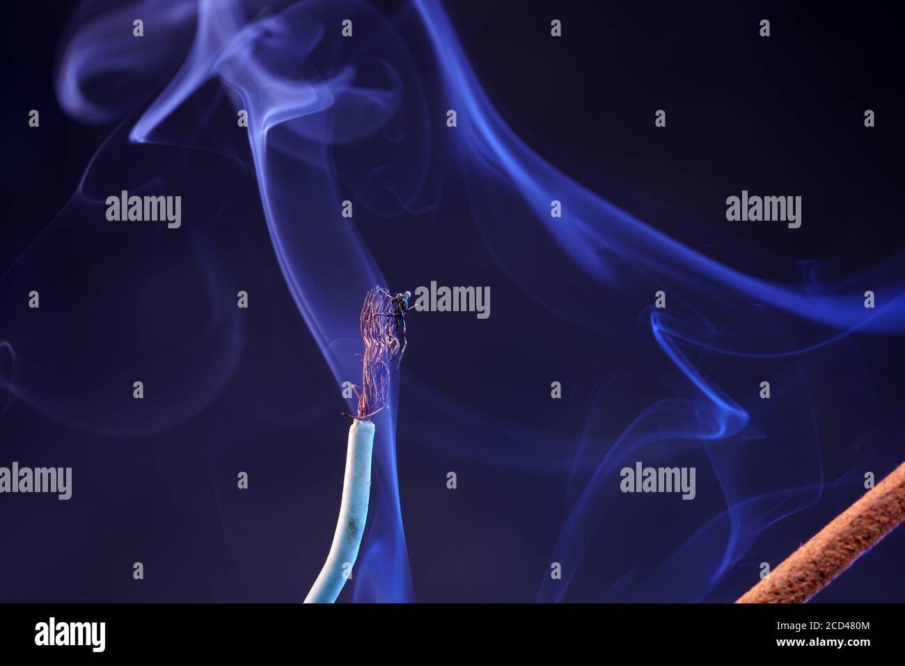 Burning cable hi-res stock photography and images - Alamy