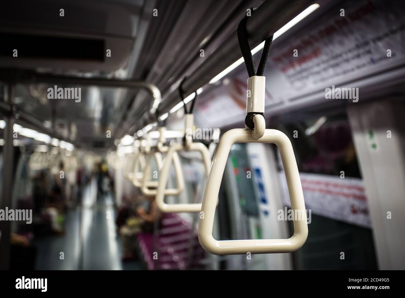 Hold the handrail hi-res stock photography and images - Alamy
