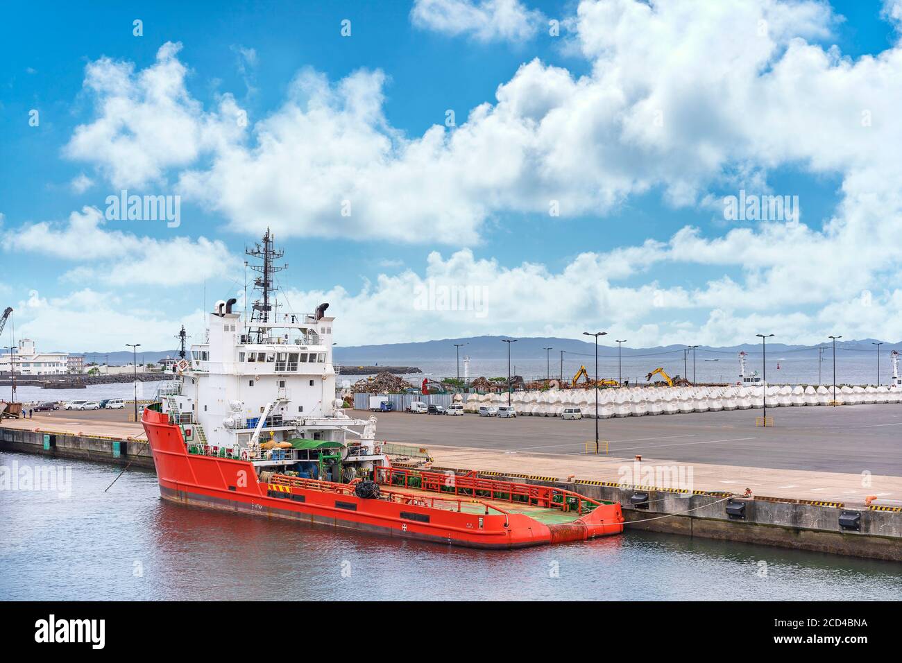 kanagawa, japan - july 18 2020: Offshore oil and gas standby and rescue ...