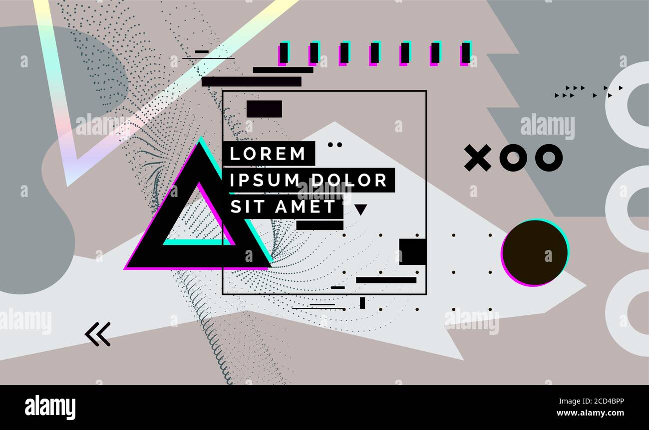 Modern abstract cover, minimal cover design. Colorful geometric ...