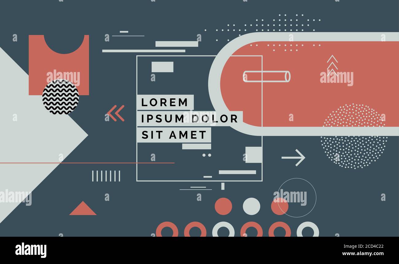 Modern abstract cover, minimal cover design. Colorful geometric ...