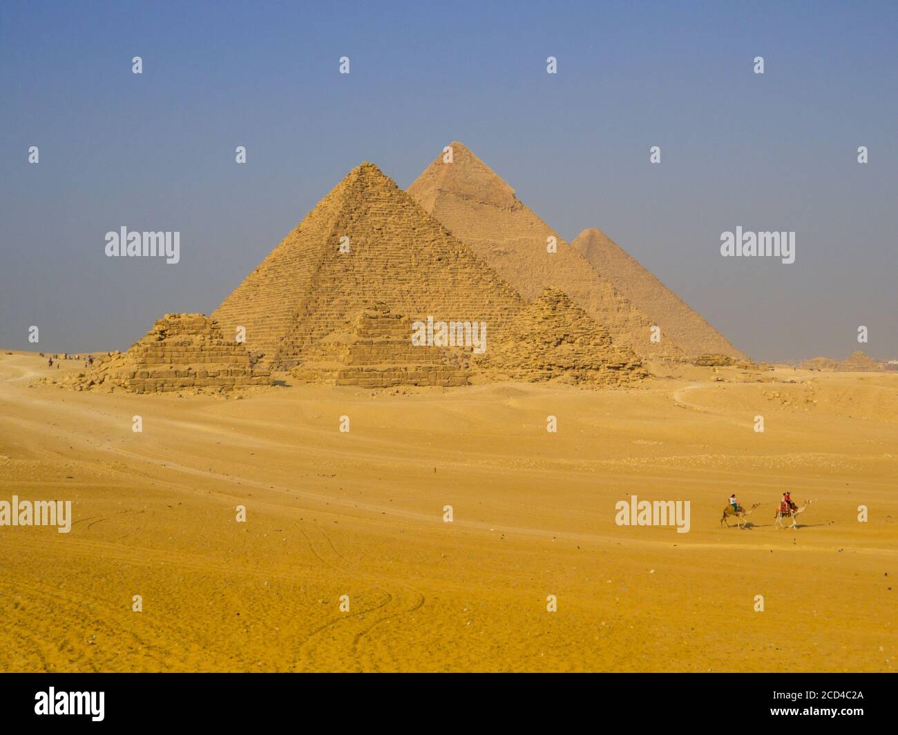 Pyramids of Giza, Egypt Stock Photo - Alamy