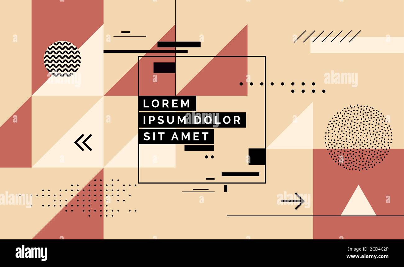 Modern abstract cover, minimal cover design. Colorful geometric ...