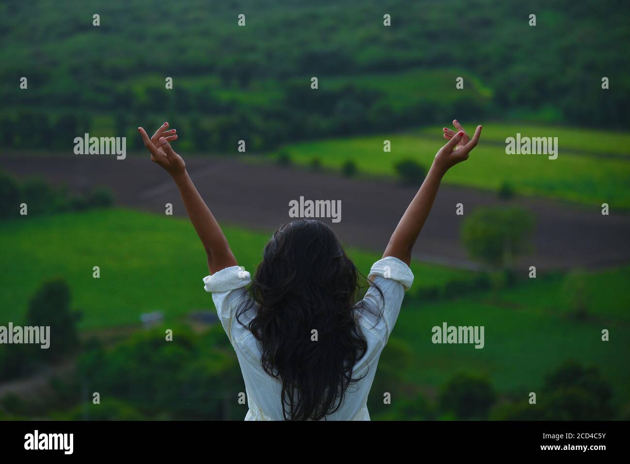 Hands framing landscape hi-res stock photography and images - Alamy