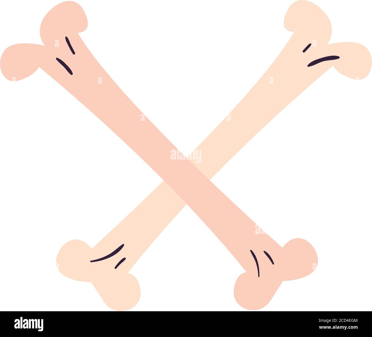 bones free form style icon design of death horror tattoo decoration ...
