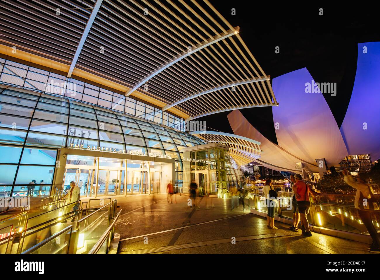 Marina Bay Sands Shopping Centre Stock Photo - Alamy