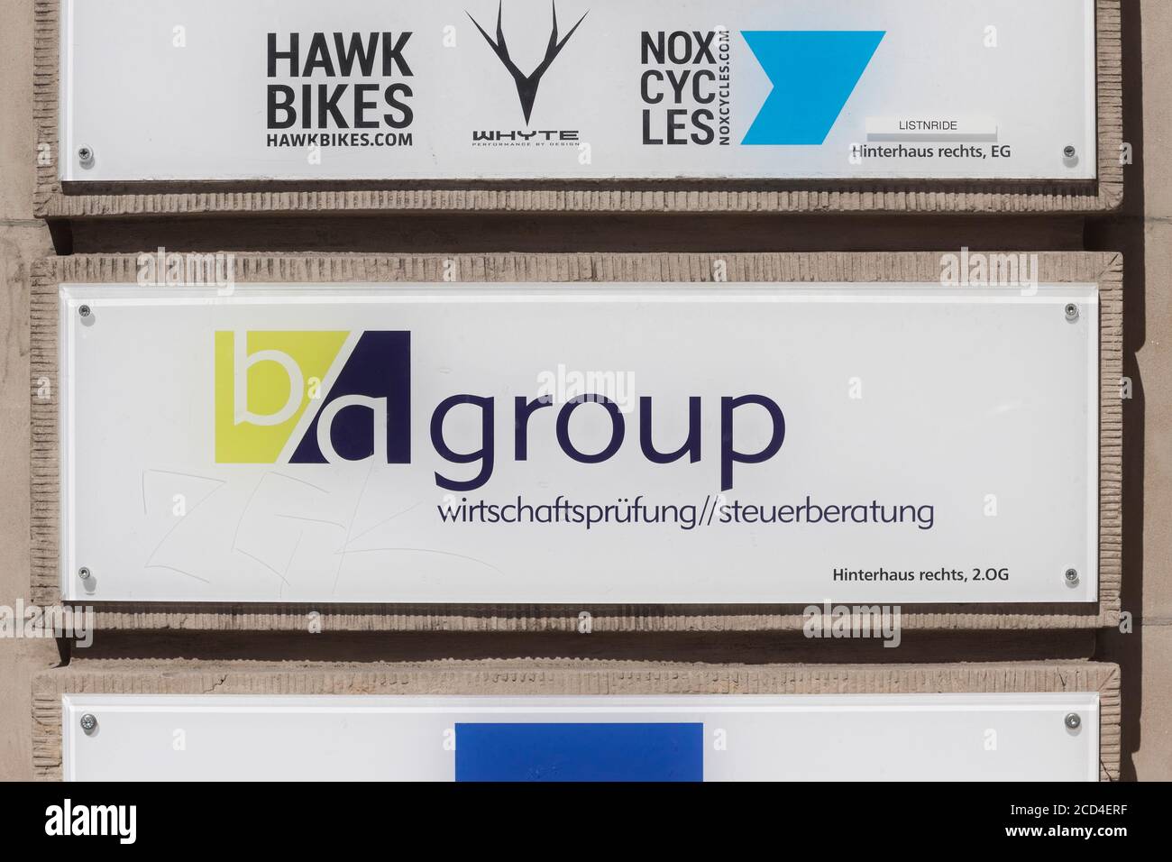 Sign ba group in Berlin Stock Photo - Alamy