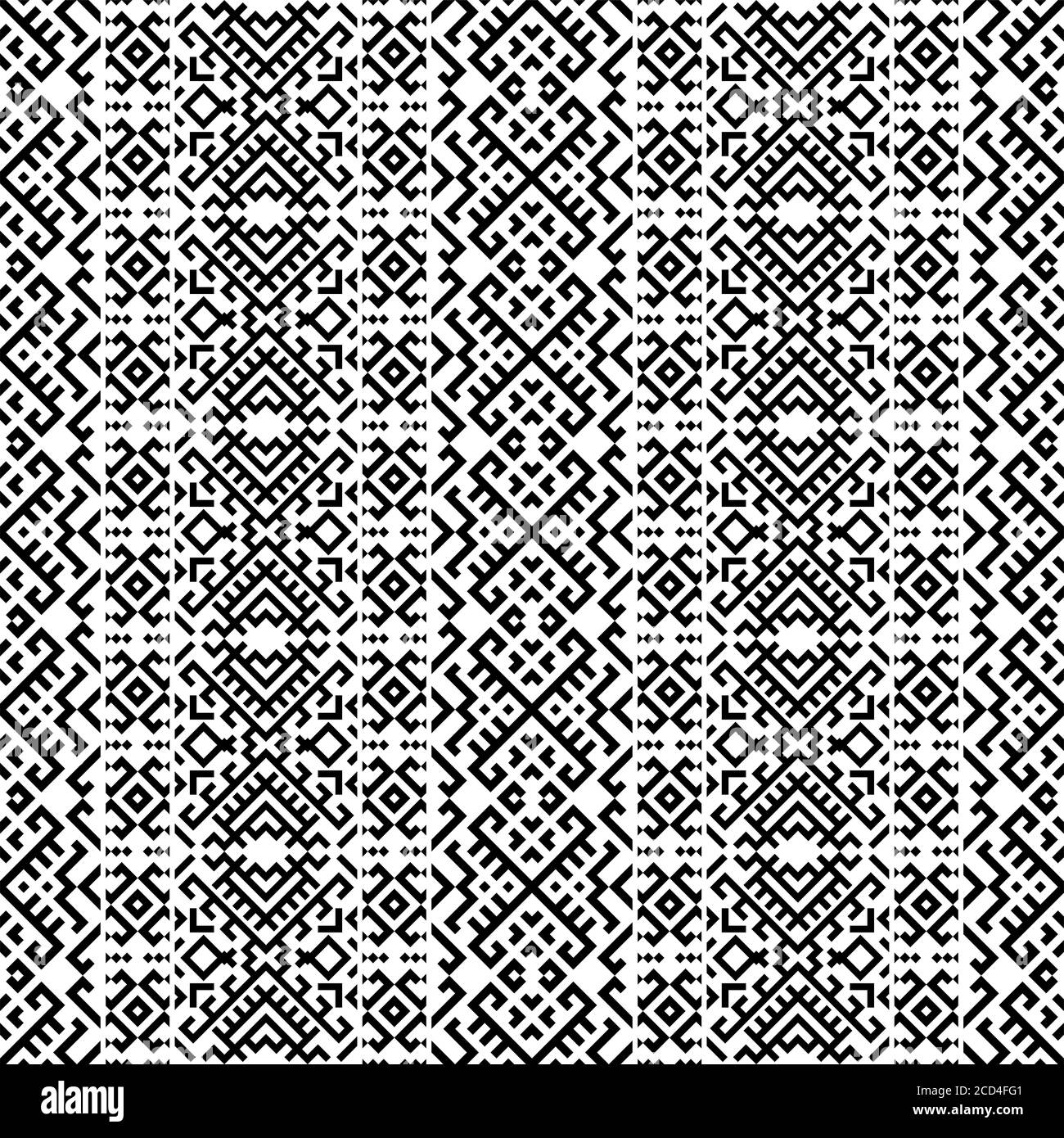 Vertical ethnic seamless pattern texture design vector Stock Photo - Alamy