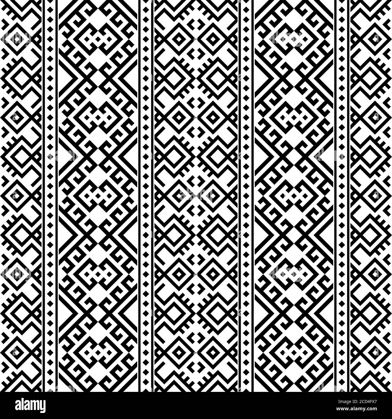 Vertical traditional aztec pattern texture design vector Stock Photo ...