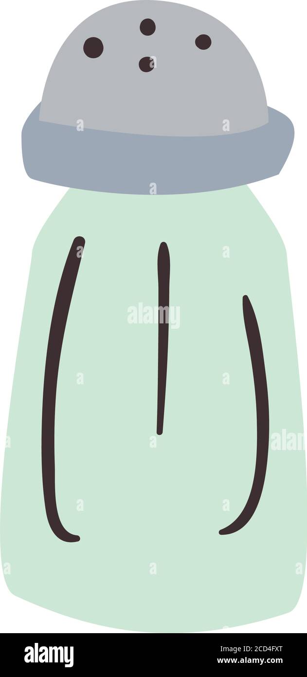 salt shaker free form style icon design, Cook kitchen eat and food ...