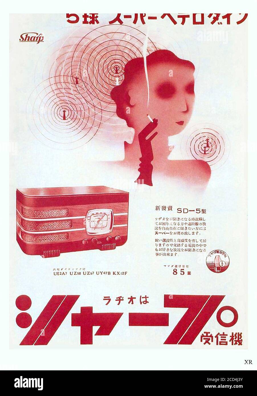 Vintage old retro advertisement poster colorful illustration Stock ...