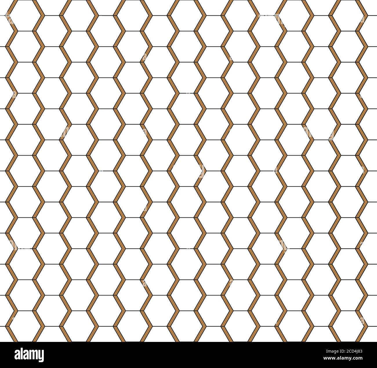 White seamless honeycomb hexagonal art wall texture Stock Vector Image ...