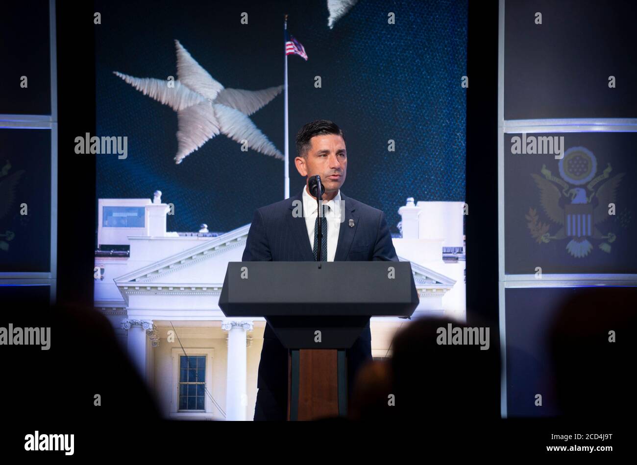 U.S. Acting Homeland Security Secretary Chad Wolf addresses the Council ...