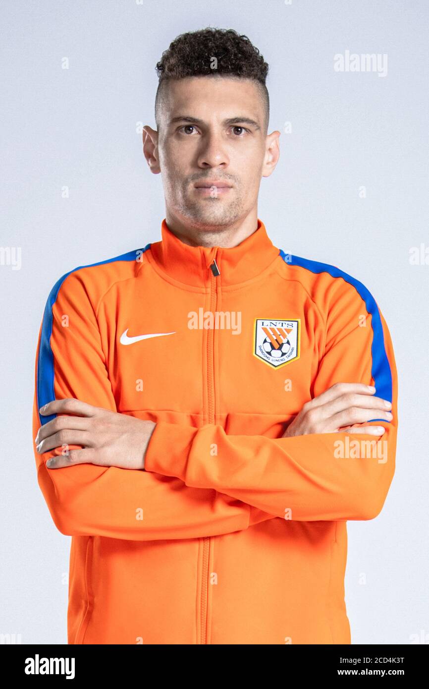 Brazilian football player Moises Lima Magalhaes, simply known as Moises ...