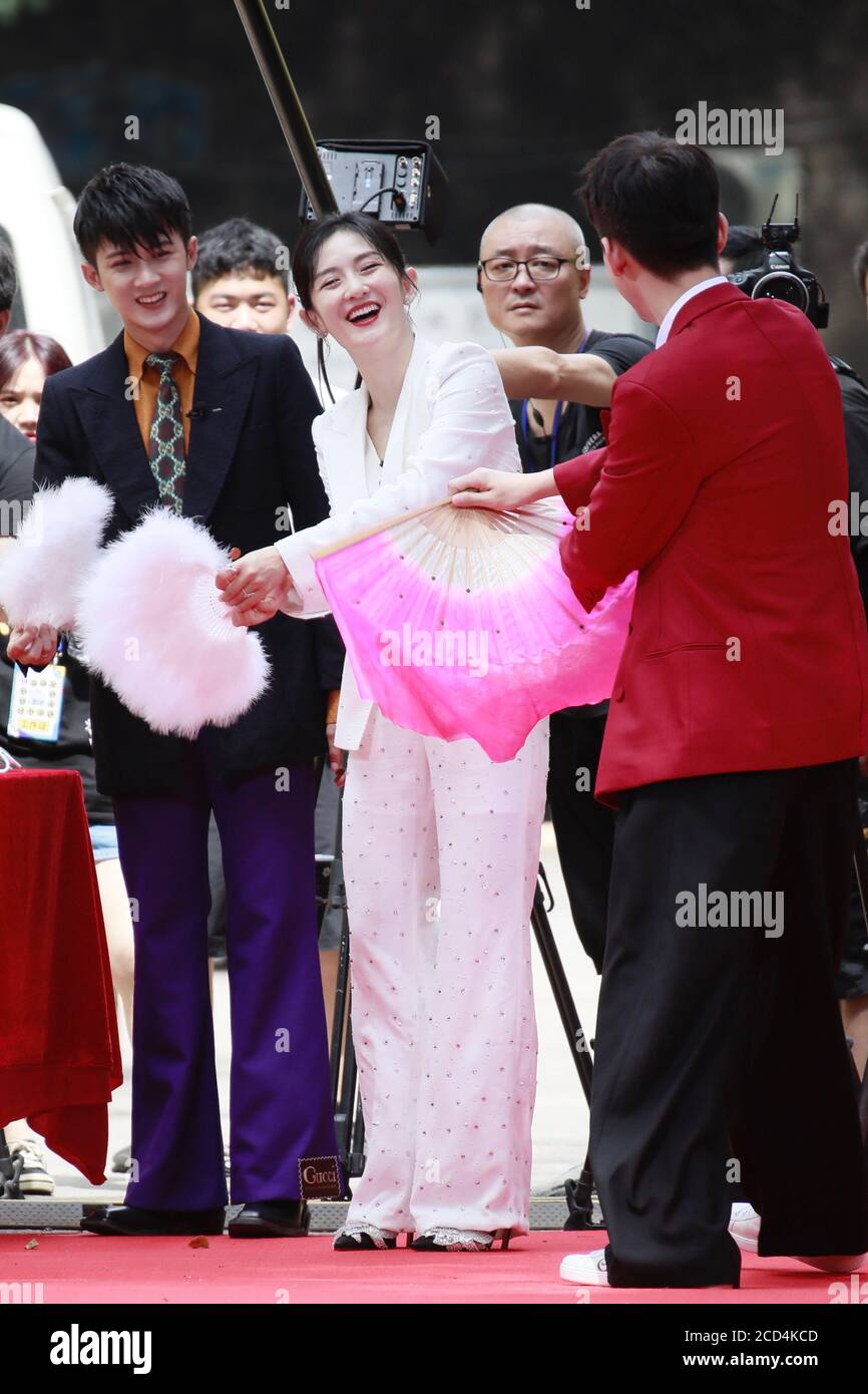 Chinese host, singer and actress Xie Na, also known as "Nana," attends ...
