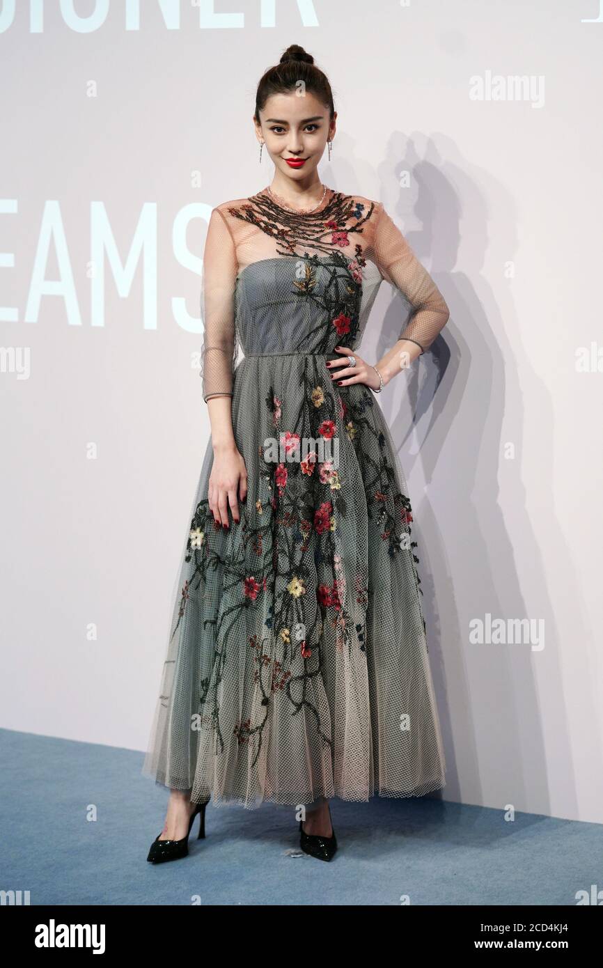 Chinese model, actress, and singer Angela Yeung Wing, better known by ...