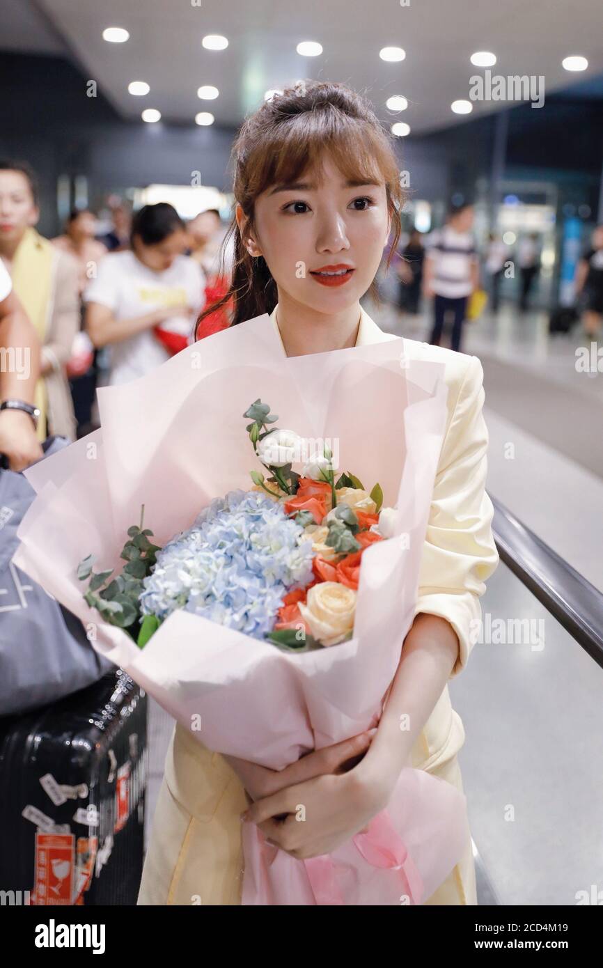 Chinese actress Mao Xiaotong, also known as Rachel Momo, shows up with ...