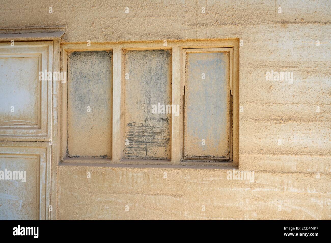 Old vintage window on the facade of the building Stock Photo - Alamy
