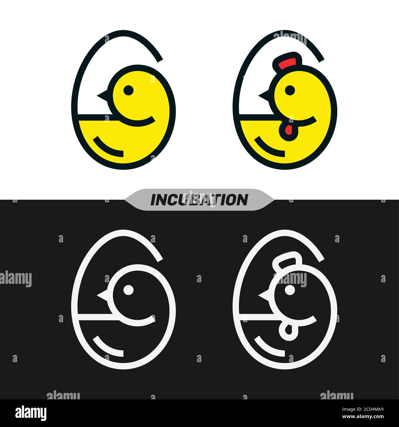 Aviculture logo design template. industrial incubation and modern ...