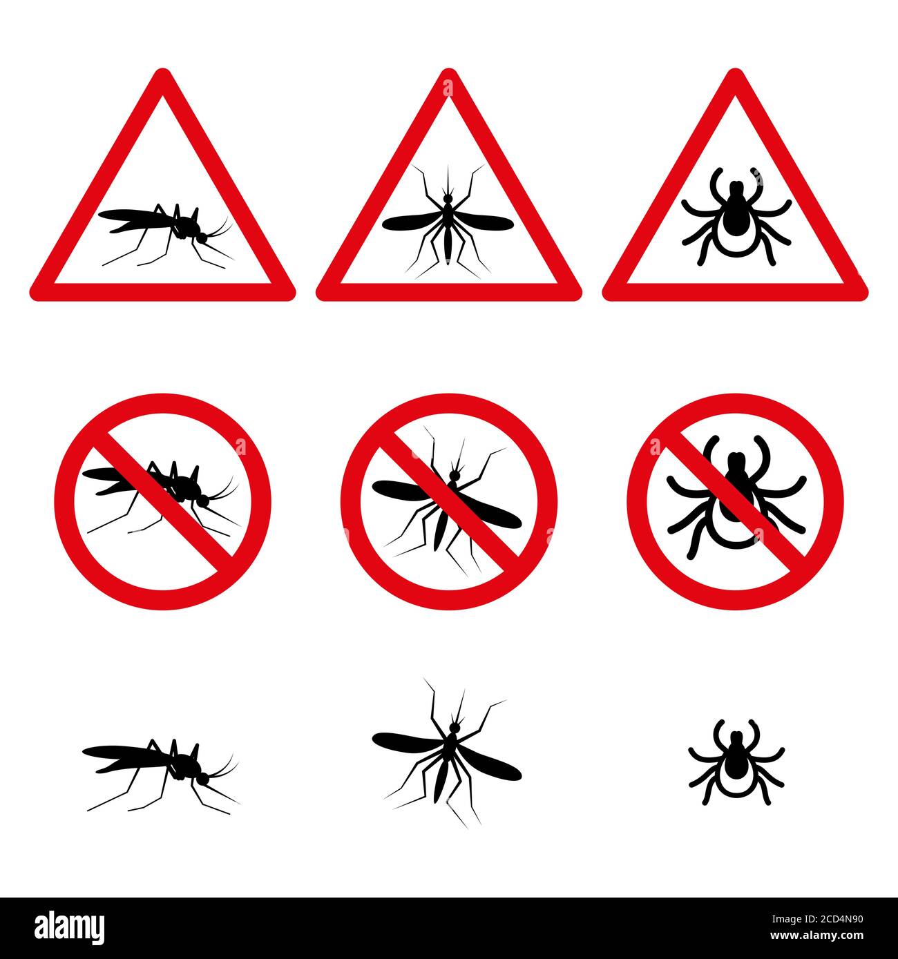 Stop mite icon anti Cut Out Stock Images & Pictures - Alamy