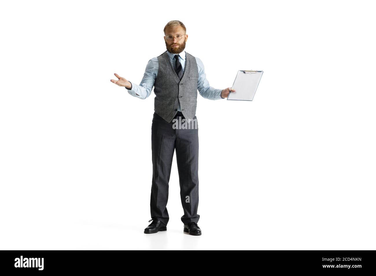 Professional director in glasses Cut Out Stock Images & Pictures - Alamy