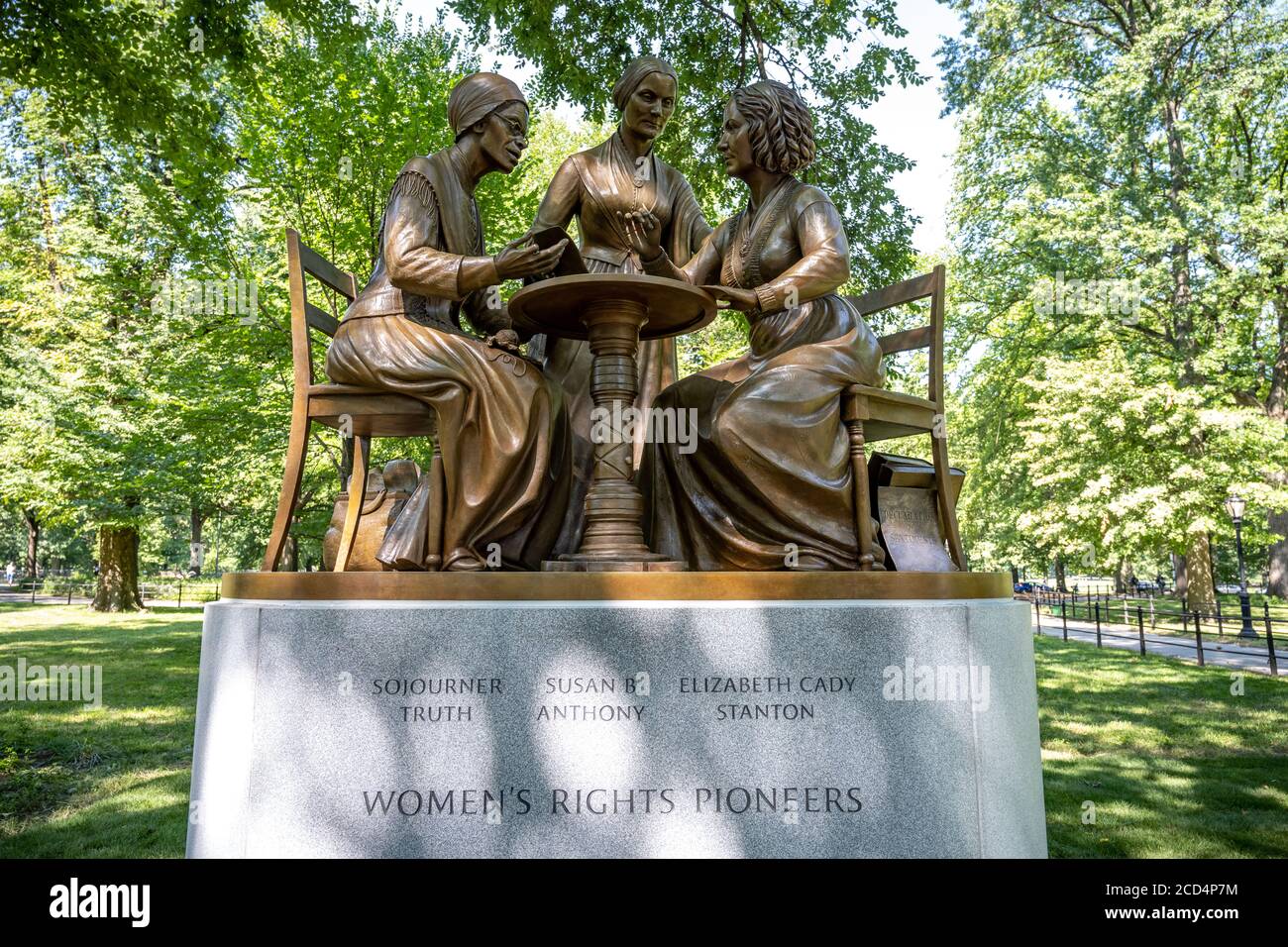 New York, USA. 26th Aug, 2020. The new statue "The Women's Rights ...