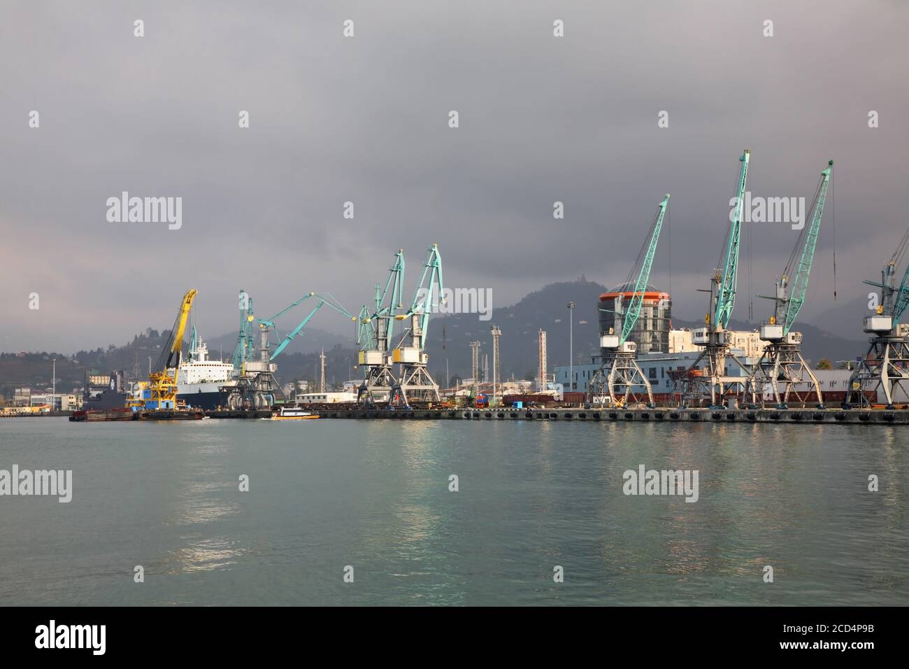 Port in Batumi. Autonomous Republic of Adjara. Georgia Stock Photo - Alamy