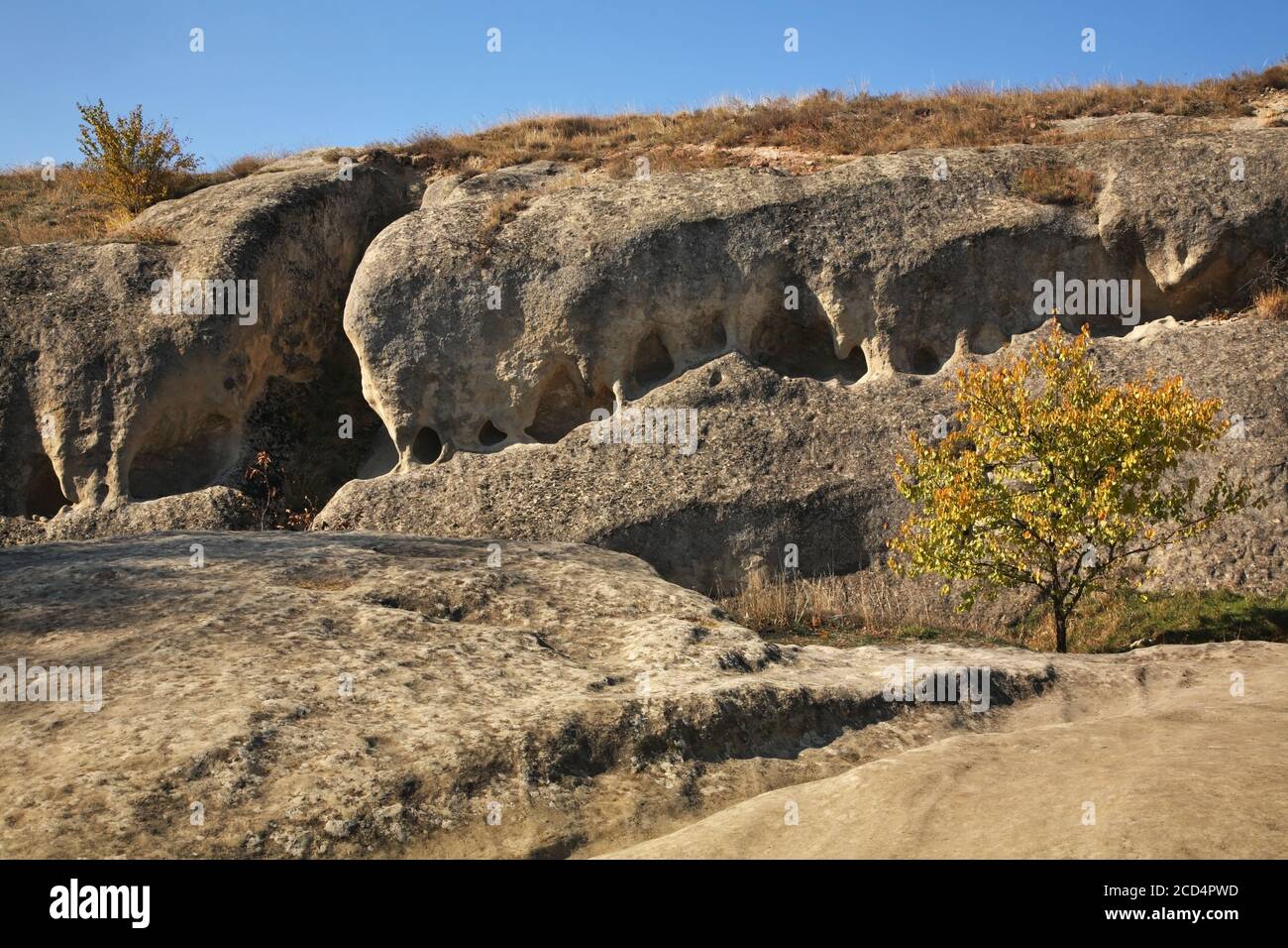 Uplistsikhe cave complex (Lord's fortress) near Gori. Shida Kartli ...