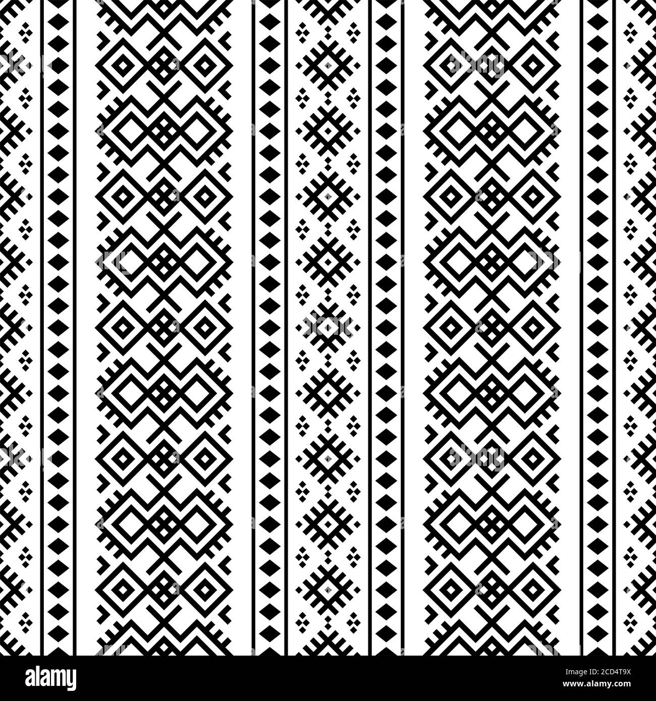 Monochrome vertical seamless ethnic pattern texture background design ...