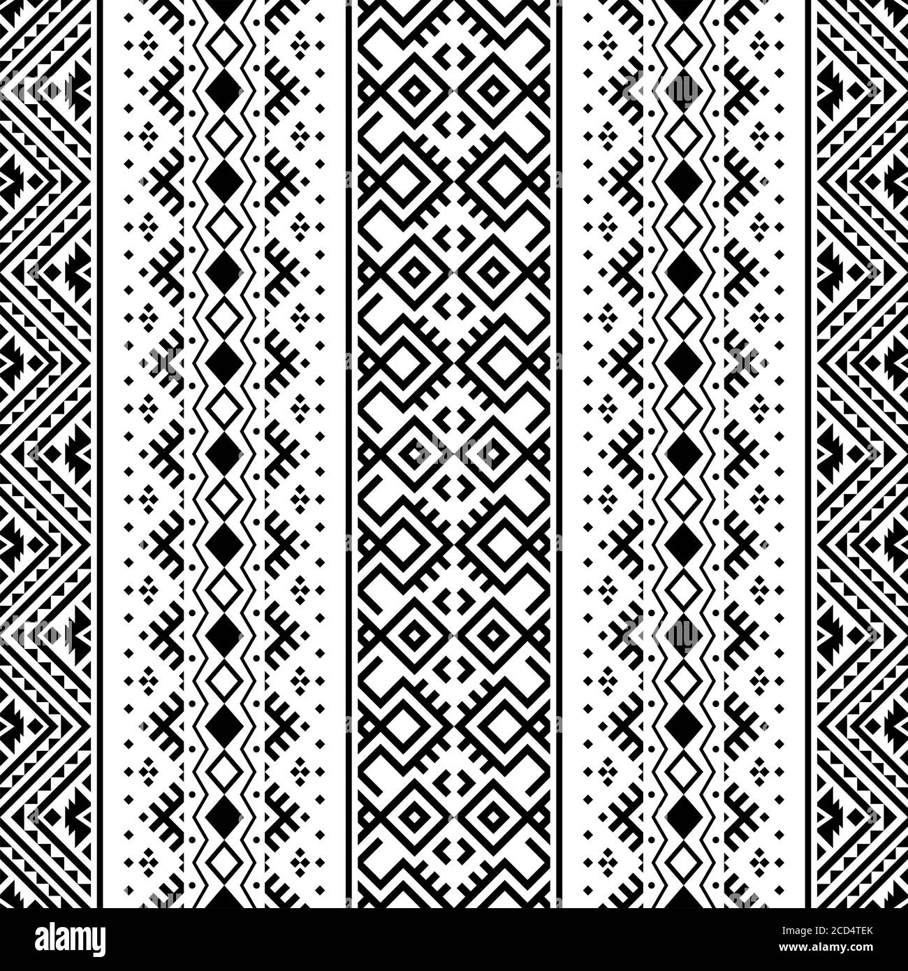 Traditional seamless ethnic pattern texture design vector in vertical ...