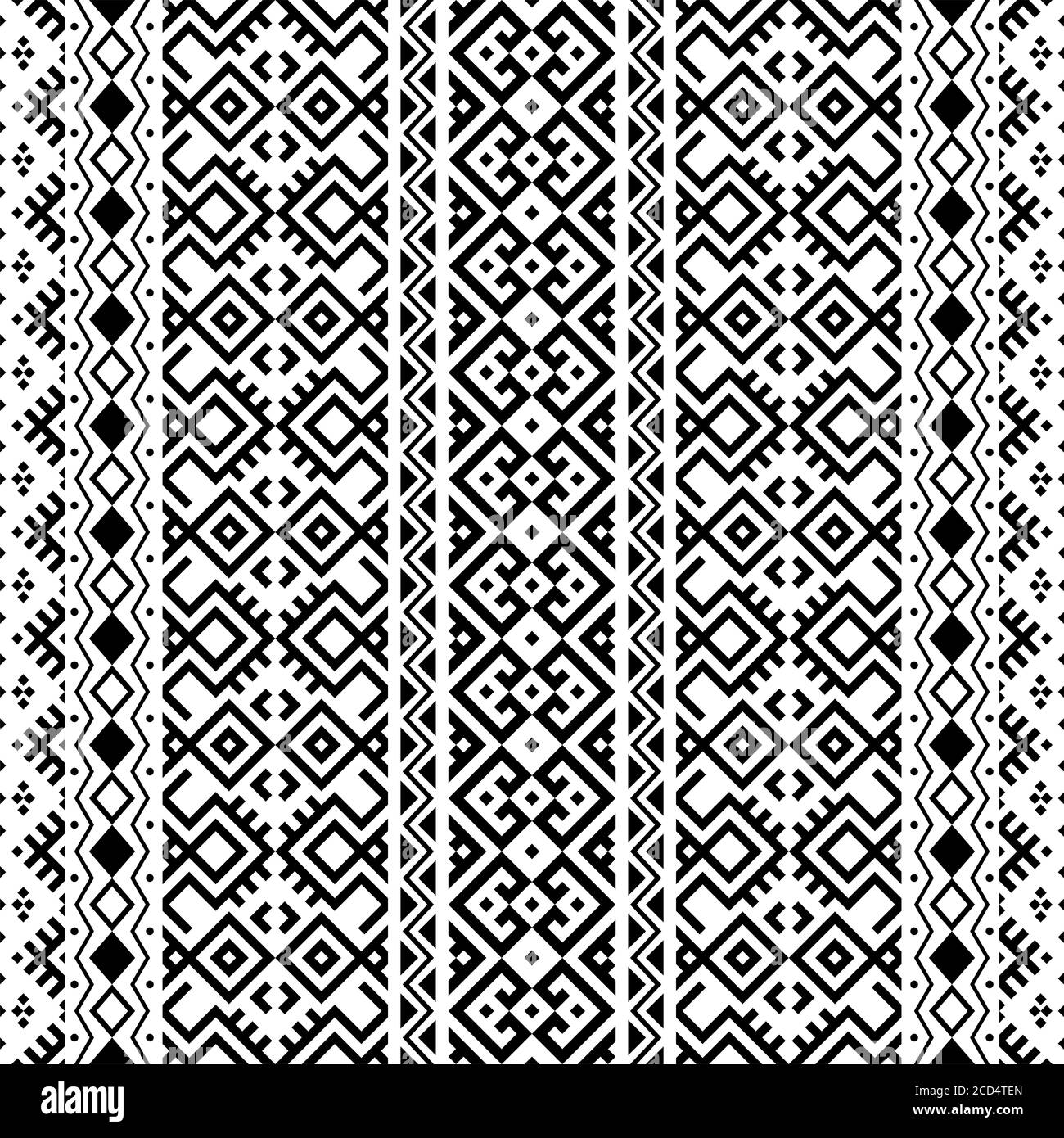 Traditional seamless ethnic pattern in vertical style texture design ...