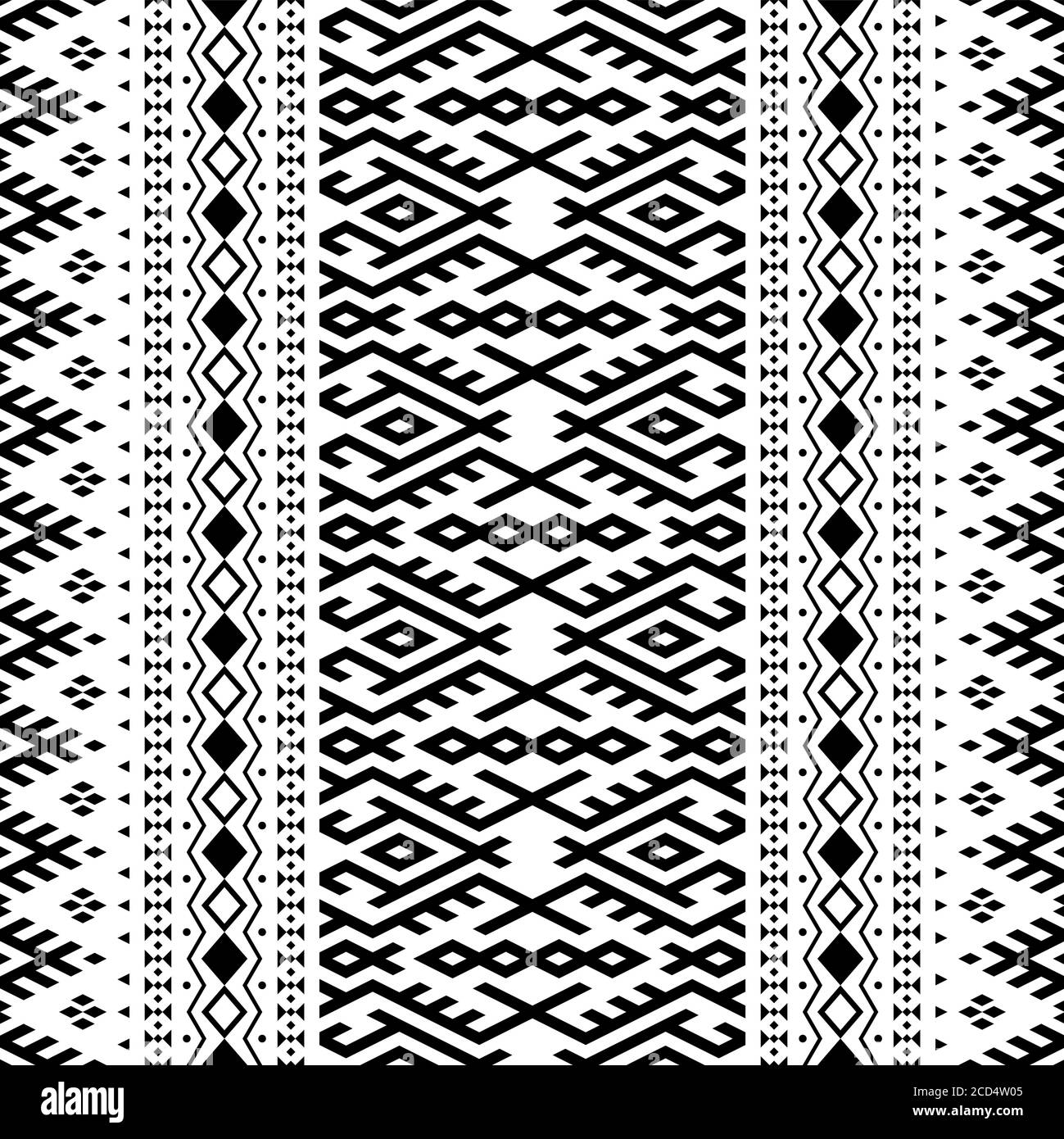 Traditional seamless ethnic pattern texture design vector background in ...