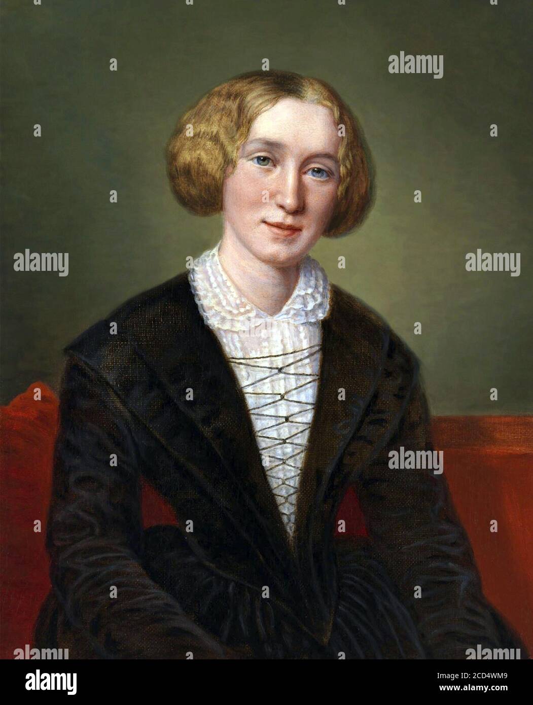 Portrait of george eliot 1819 1880 hi-res stock photography and images ...