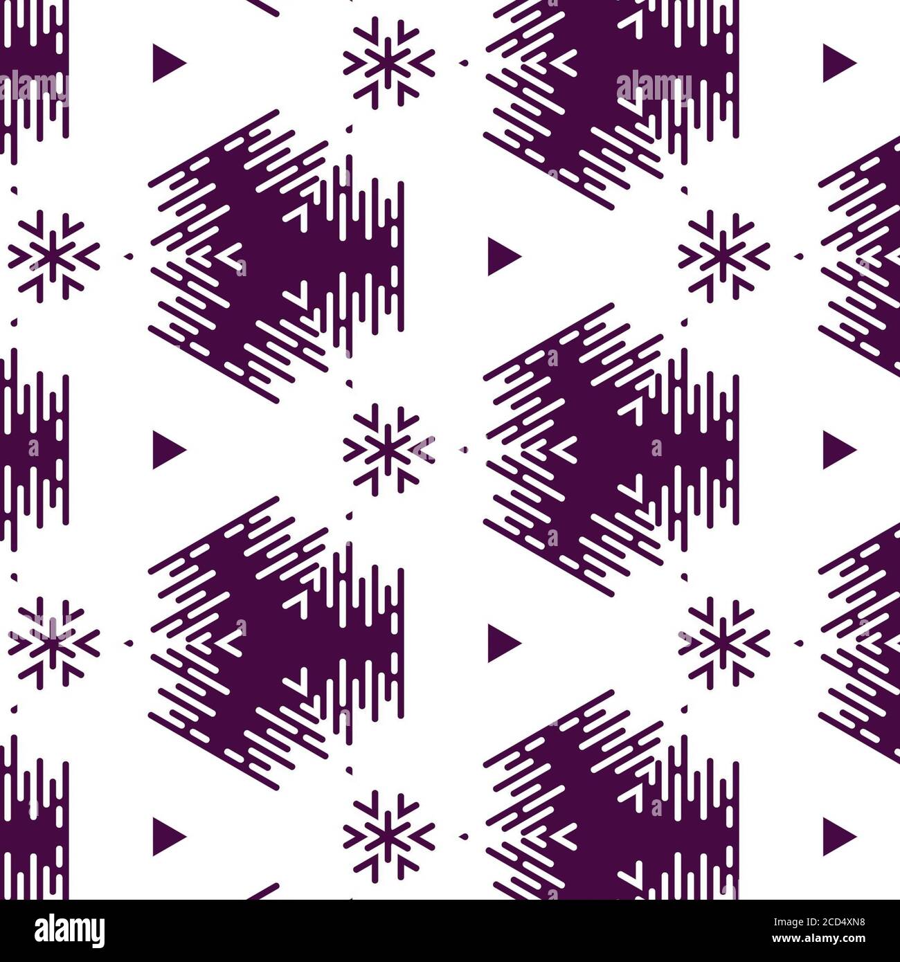 Beautiful illustration of magenta color patterns and designs arranged ...