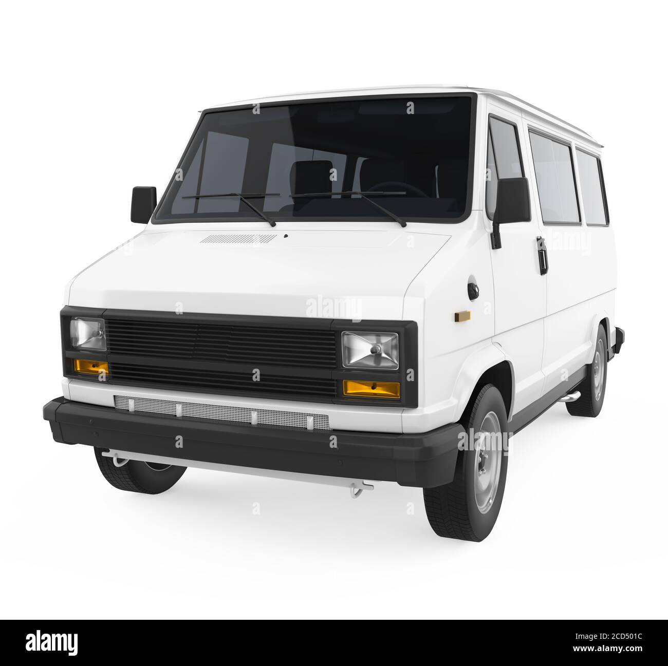 Delivery Van Isolated Stock Photo - Alamy