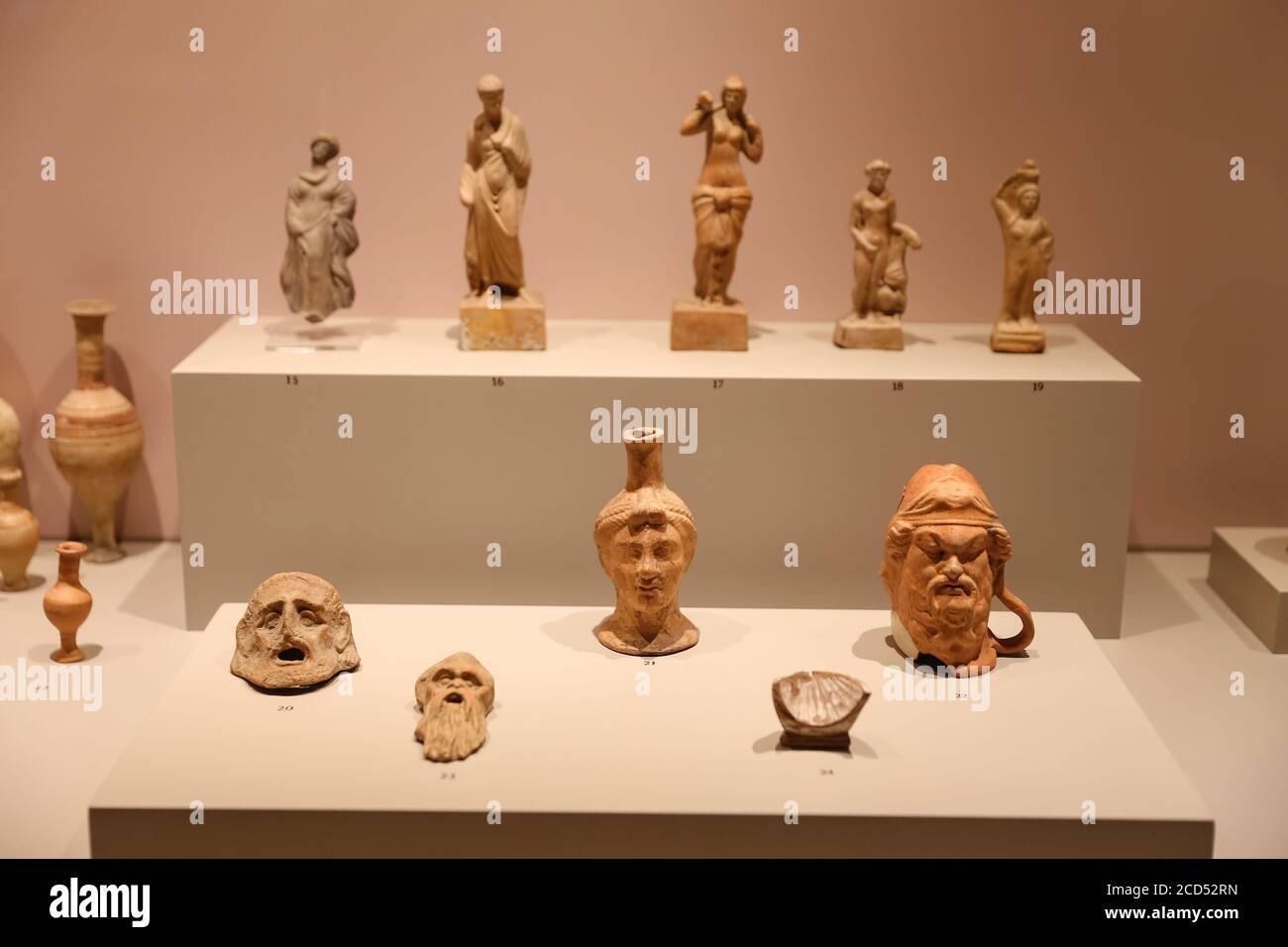 Statues in Ephesus Museum, Selcuk Town, Izmir City, Turkey Stock Photo ...