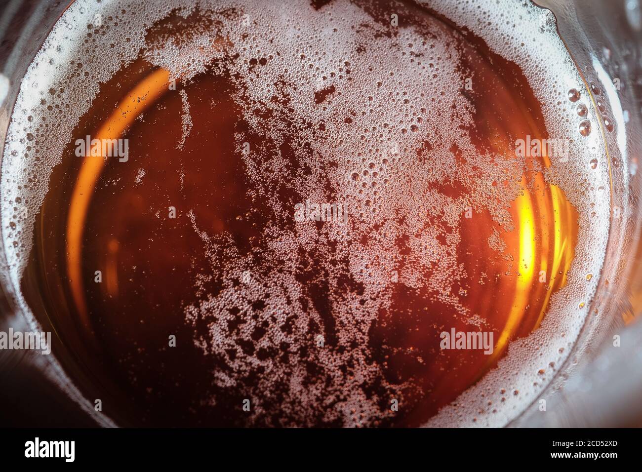 British real ale/craft beer in a pint glass Stock Photo - Alamy