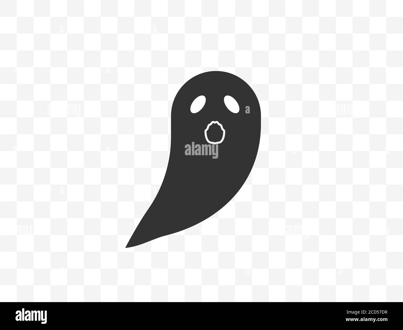 Halloween, horror, ghost icon. Vector illustration, flat design Stock ...