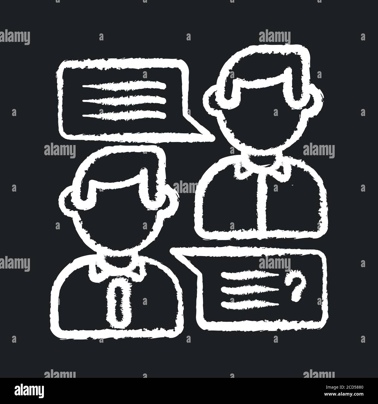 Chalk talk Stock Vector Images - Alamy