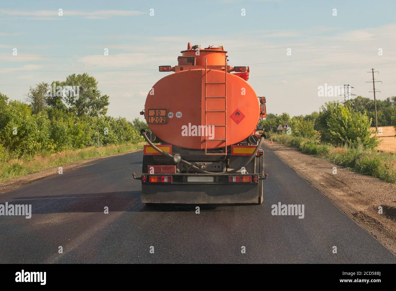 Tanker storage truck on highway hi-res stock photography and images - Alamy