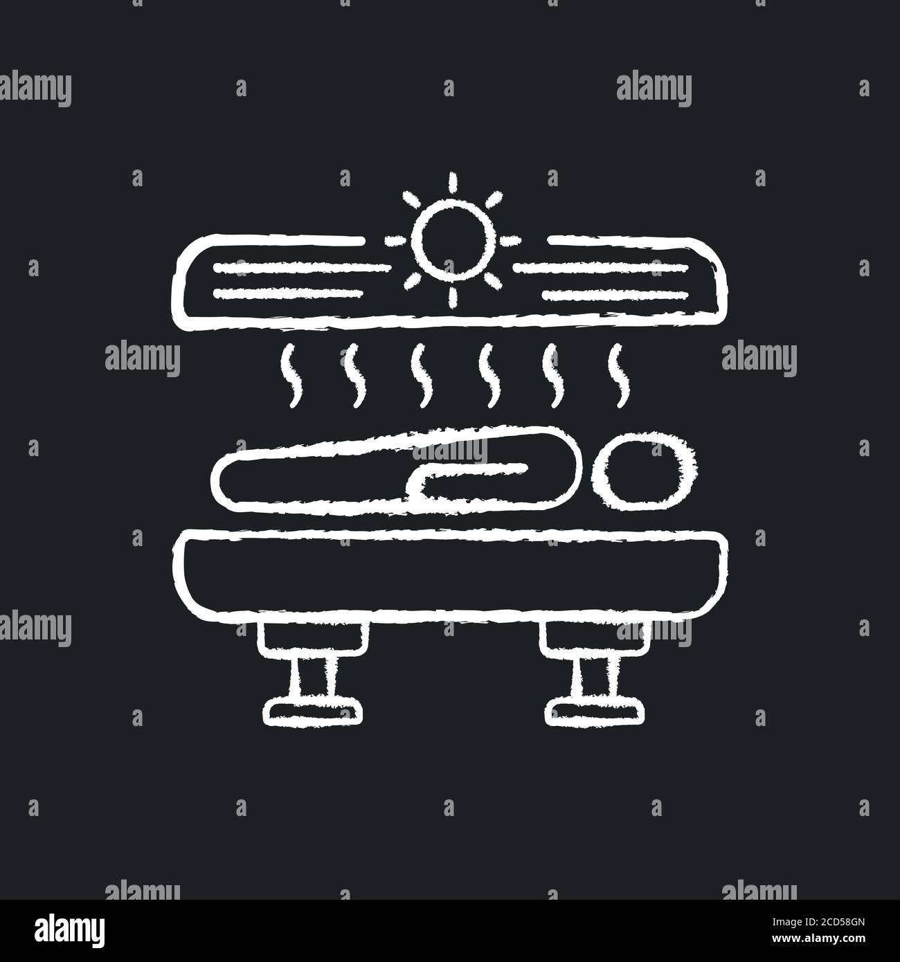 Black chalk on tan hi-res stock photography and images - Alamy