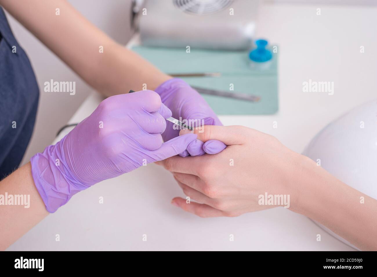 Colorless nail polish hi-res stock photography and images - Alamy