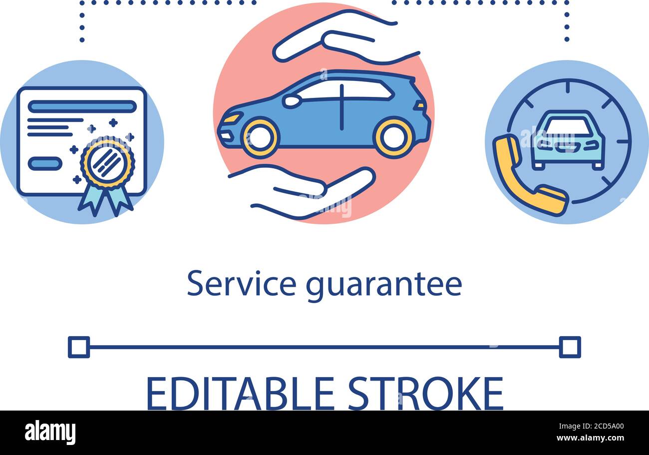 Service guarantee concept icon Stock Vector Image & Art - Alamy