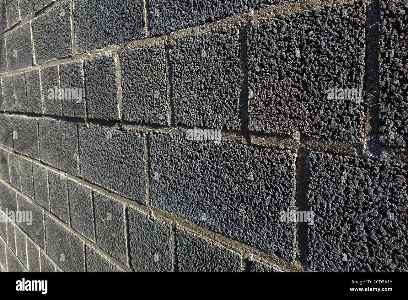 Closeup shot of a house wall of porous blocks - perfect for background ...