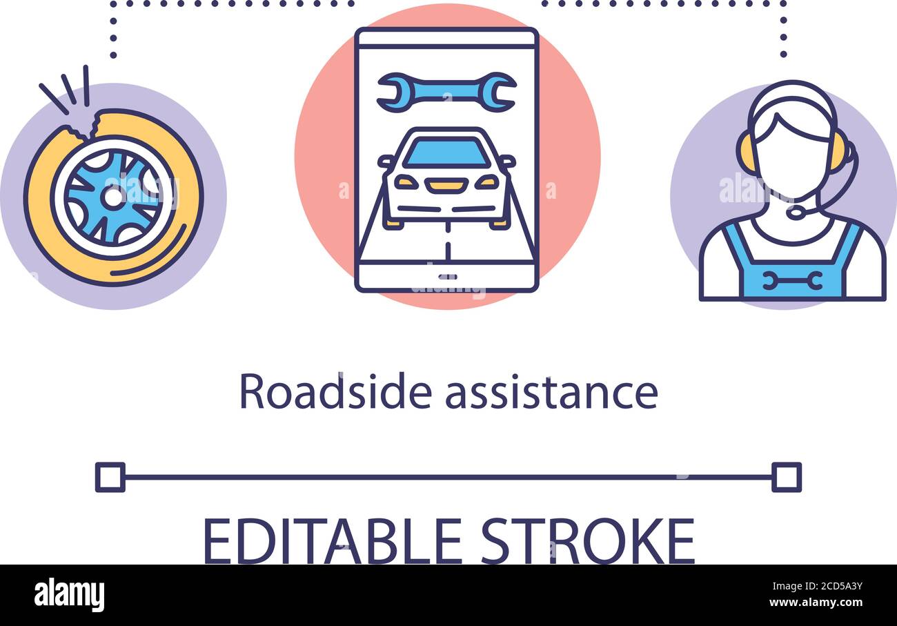 Roadside feature Stock Vector Images - Alamy