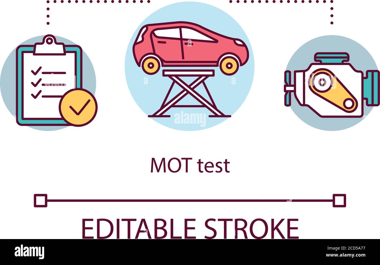 MOT test concept icon Stock Vector Image & Art - Alamy MOT test concept icon Stock Vector Image & Art - Alamy