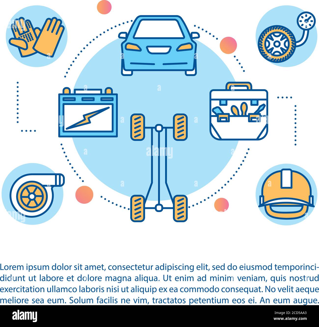 Auto care concept icon with text Stock Vector Image & Art - Alamy